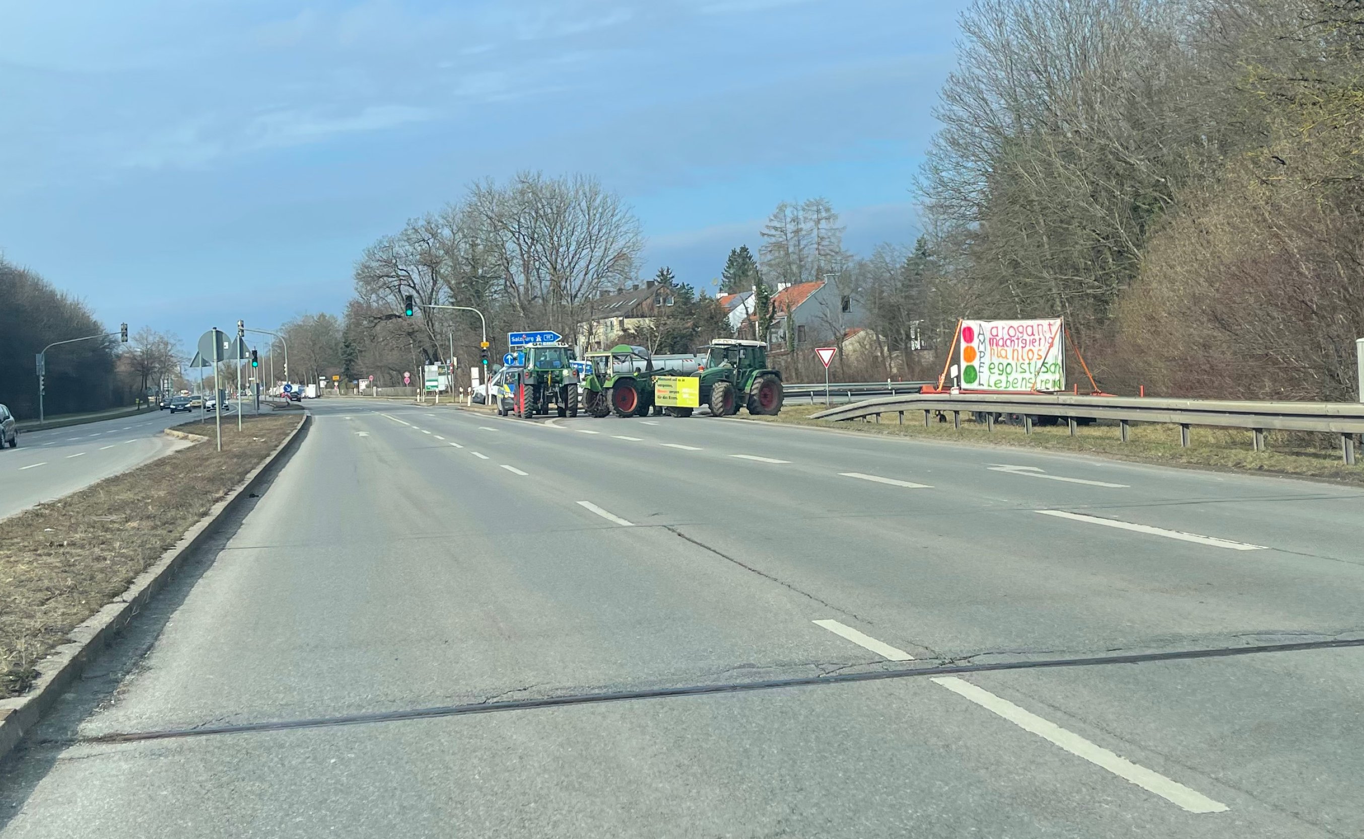 Erneute Protestaktionen – B304