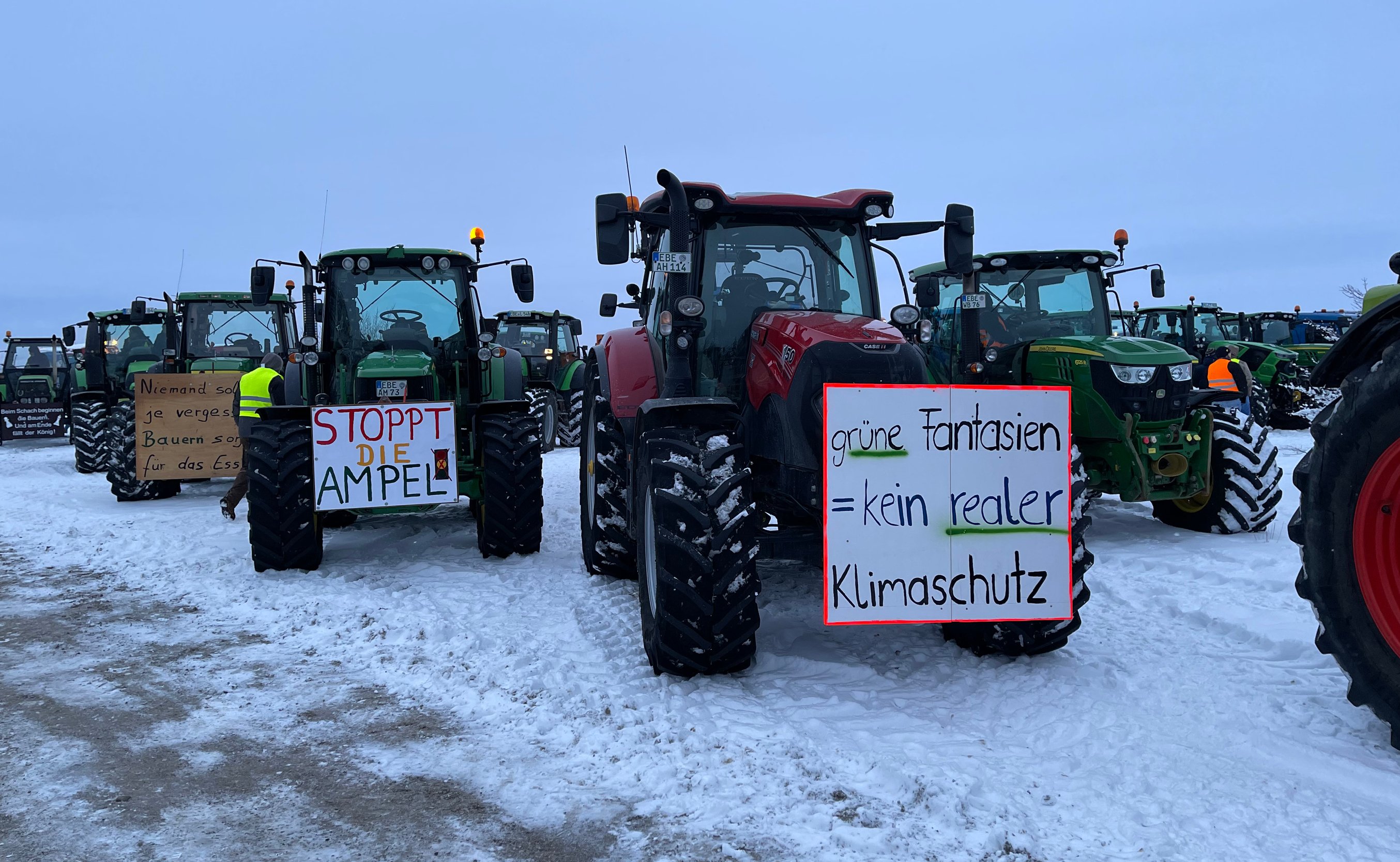 Achtung: Behinderungen wegen Protest – B304