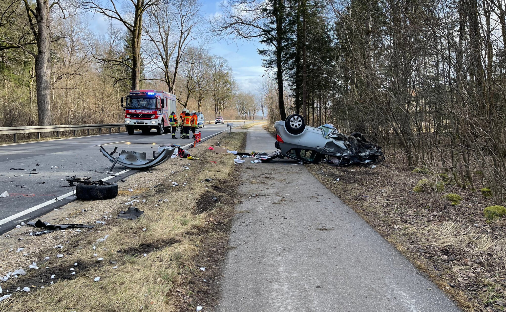 Wieder ein schwerer Unfall – B304