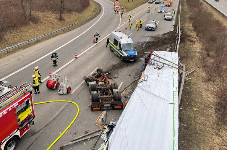 Schwerer Unfall auf der A99 – B304