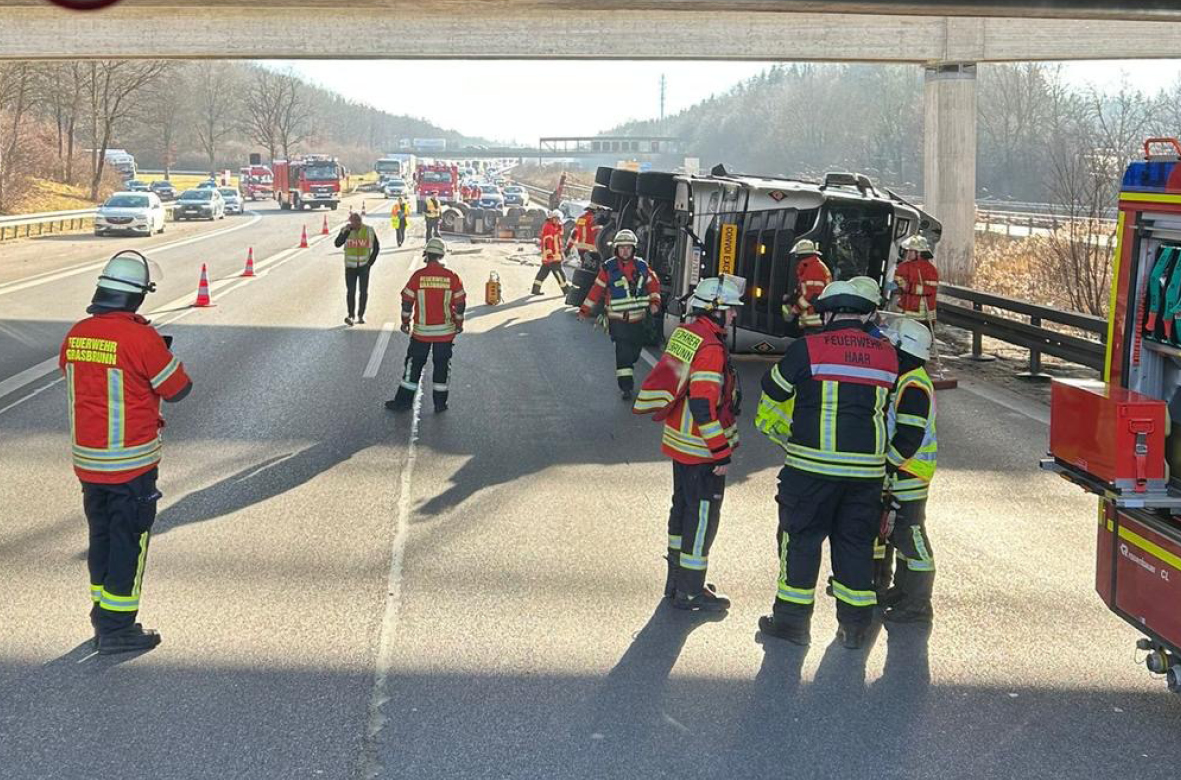 Schwerer Unfall auf der A99 – B304