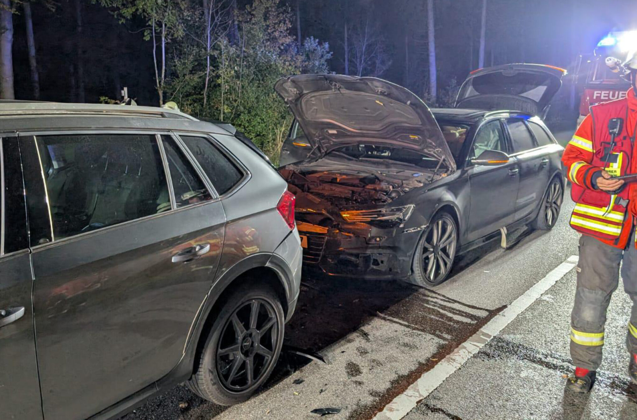 Wildunfall bei Neukeferloh – B304